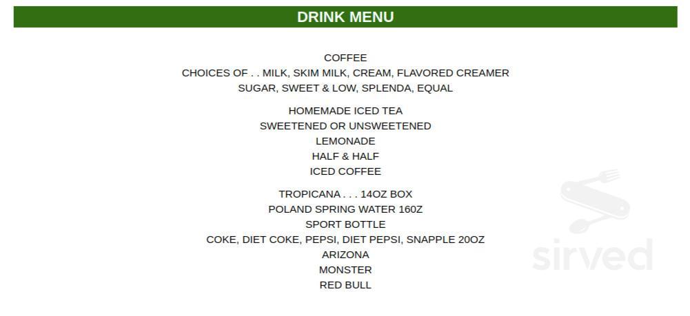 Jim's Deli menu in Brookhaven, New York, USA