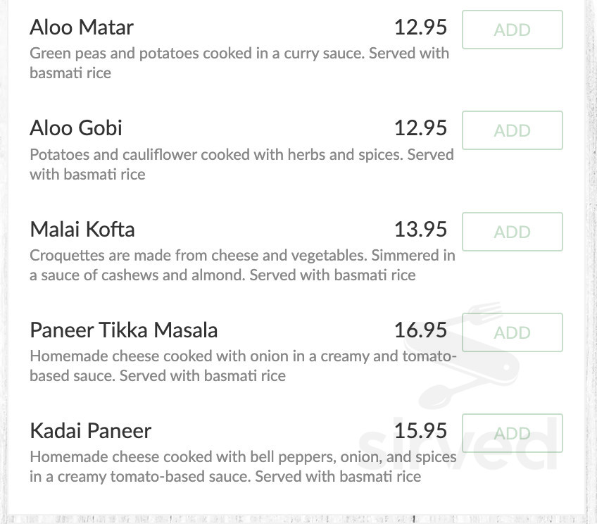 Halal Cuisine Of India menu in Mobile, Alabama, USA