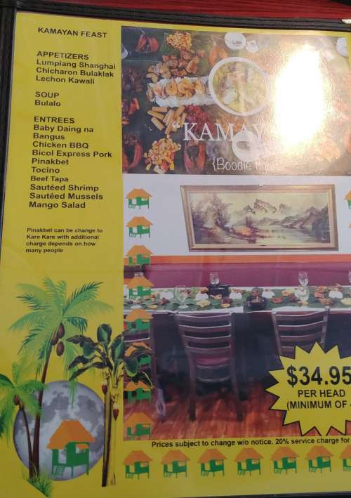 Kabayan QUEENS BLVD menu in Queens, New York, USA