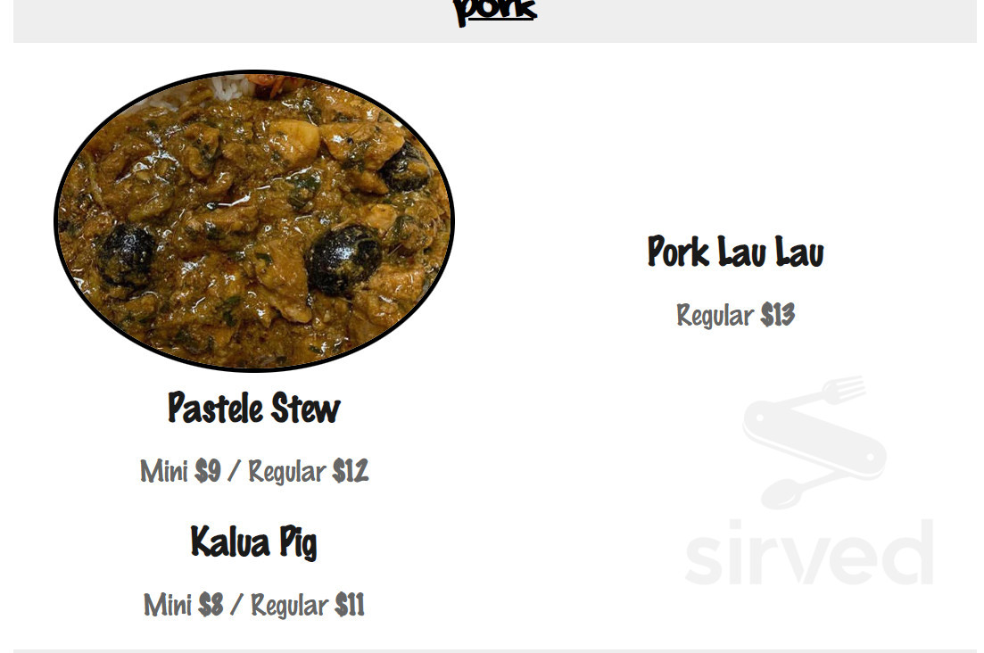 Grinds 2 Da Max menu in Las Vegas, Nevada, USA