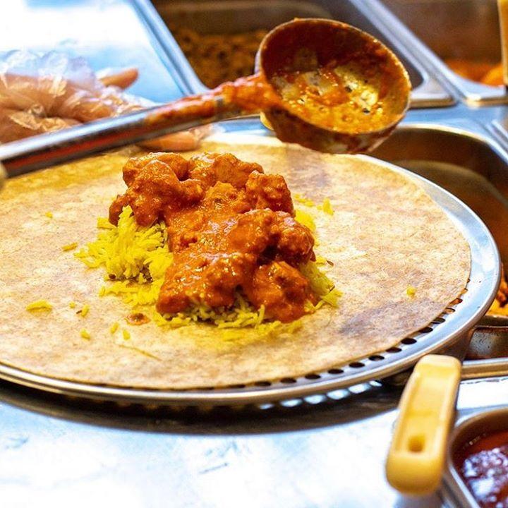 Twisted Indian Wraps menu in Lindsay, Ontario, Canada