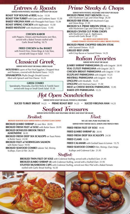 All Seasons Diner menu in Eatontown, New Jersey, USA