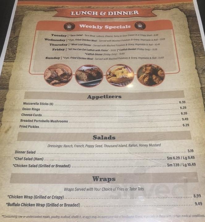 Menu - Columbia MO's Big Mama's Cafe | Sirved