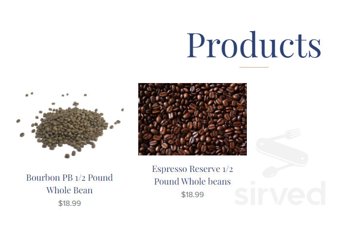 Moonshot Coffee LLC menu in Mountain View, Arkansas, USA