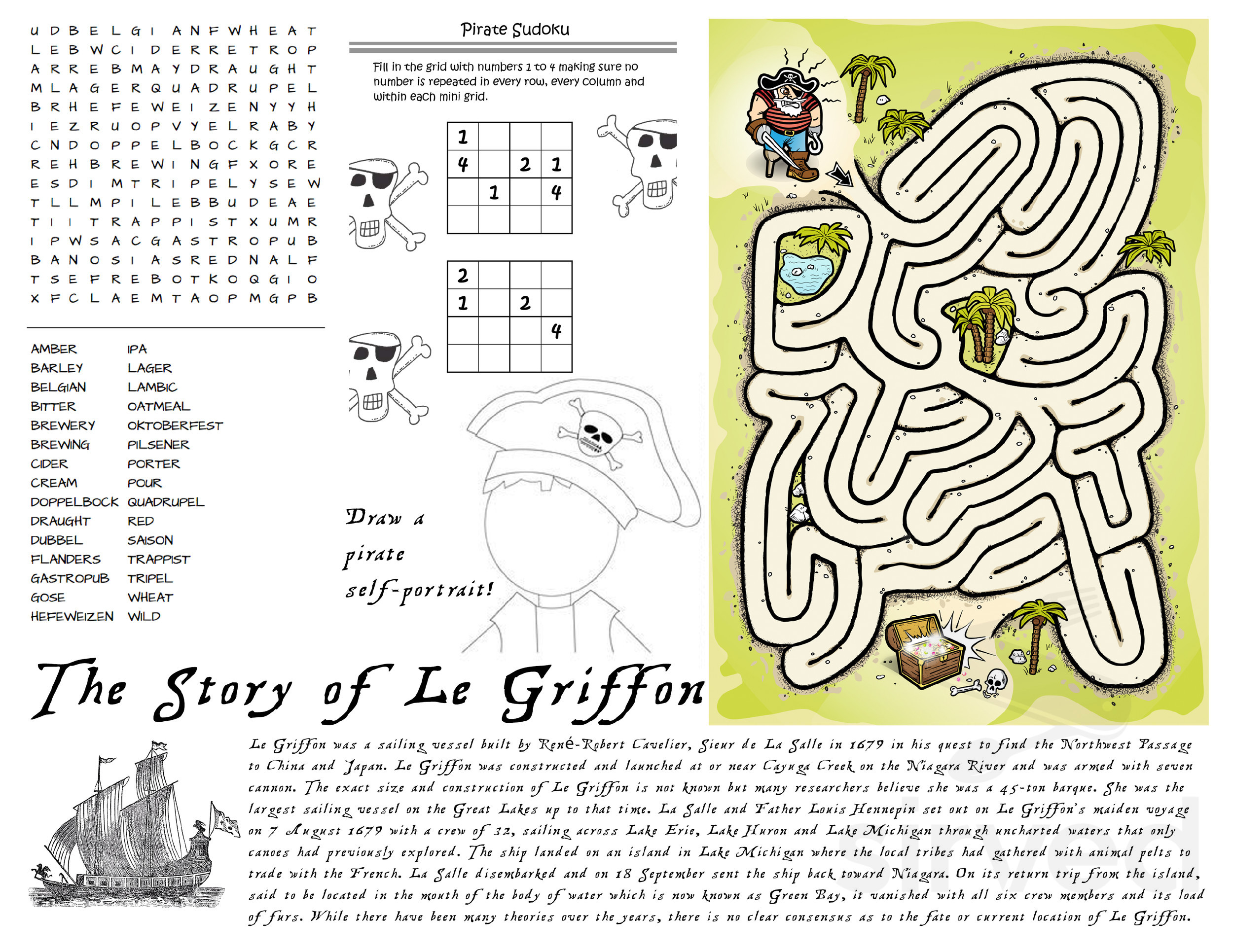 The Griffon Gastropub menu in East Aurora, New York, USA