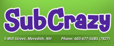 Menu for Sub Crazy in Meredith, NH | Sirved
