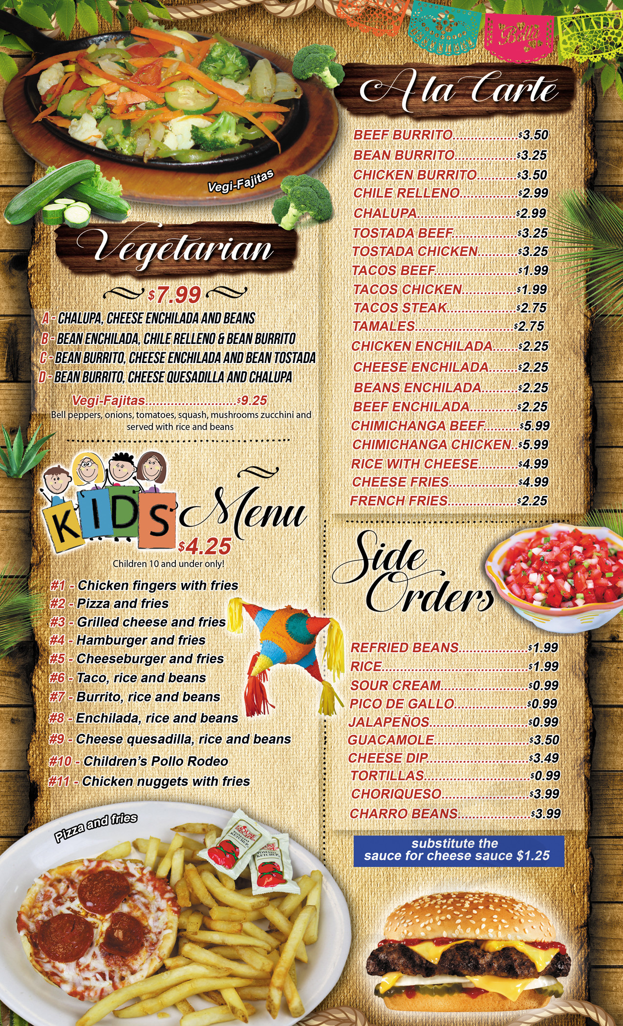 El Mejor menu in Richmond, Kentucky, USA