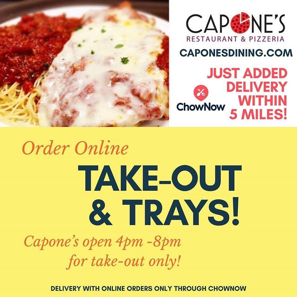 Capone's Restaurant & Lounge menu in Peabody, Massachusetts, USA