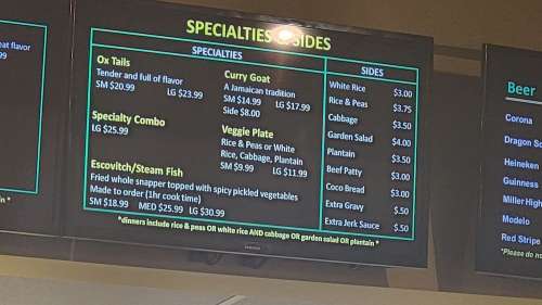 Uppa Yard menu in Milwaukee, Wisconsin, USA