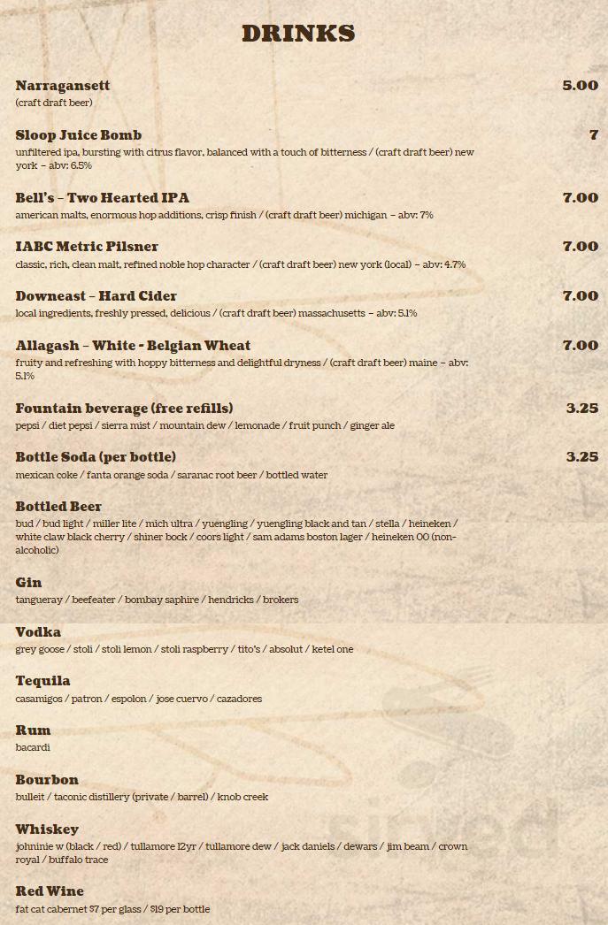Menu for Barnstormer Barbeque in Fort Montgomery, NY | Sirved