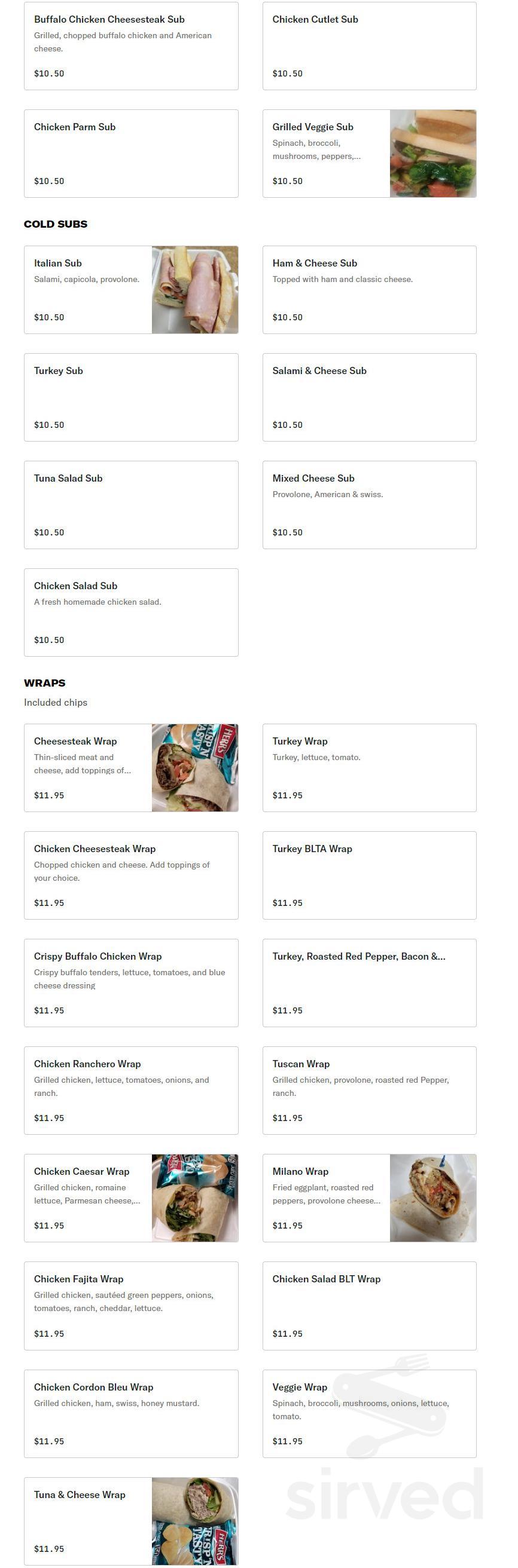 Eddie's Pizza & Grill menu in Somers Point, New Jersey, USA