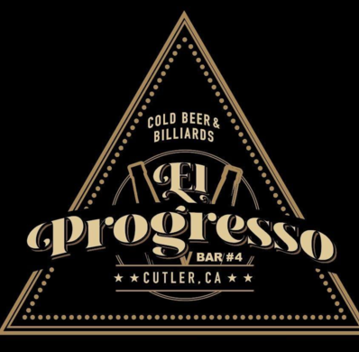 Menu for El Progreso bar in Cutler, CA | Sirved