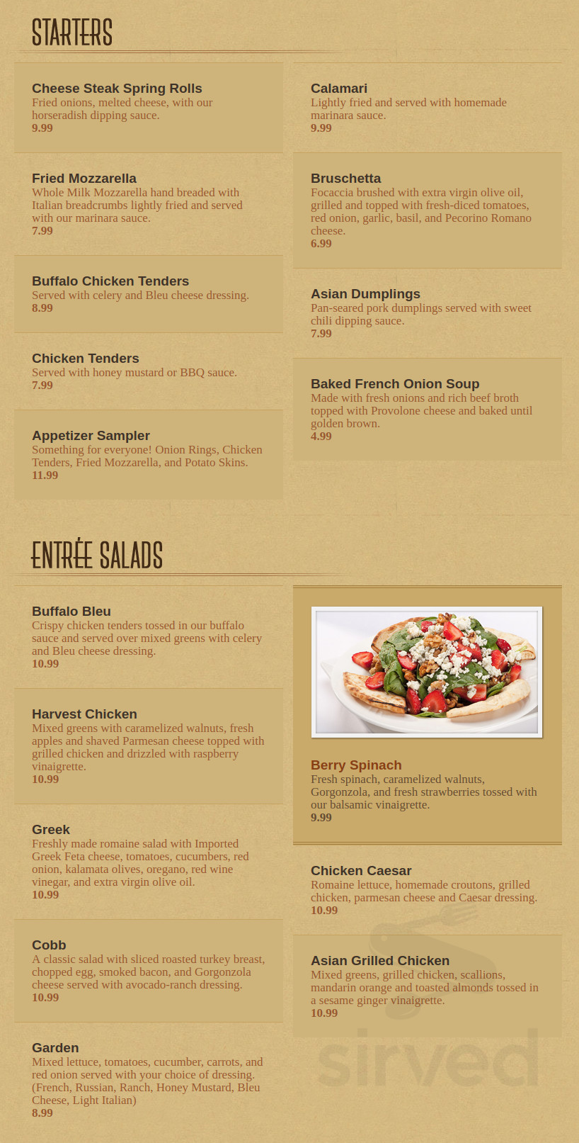 Vincentown Diner menus in Southampton Township, New Jersey, United States