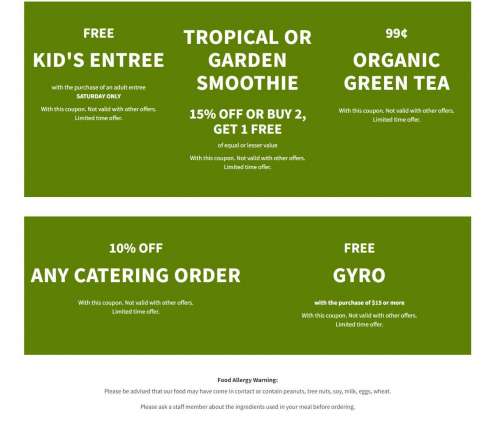 AZN Sandwiches Bowls Juice Bar (Simple. Seasonal. Healthy) menu in ...