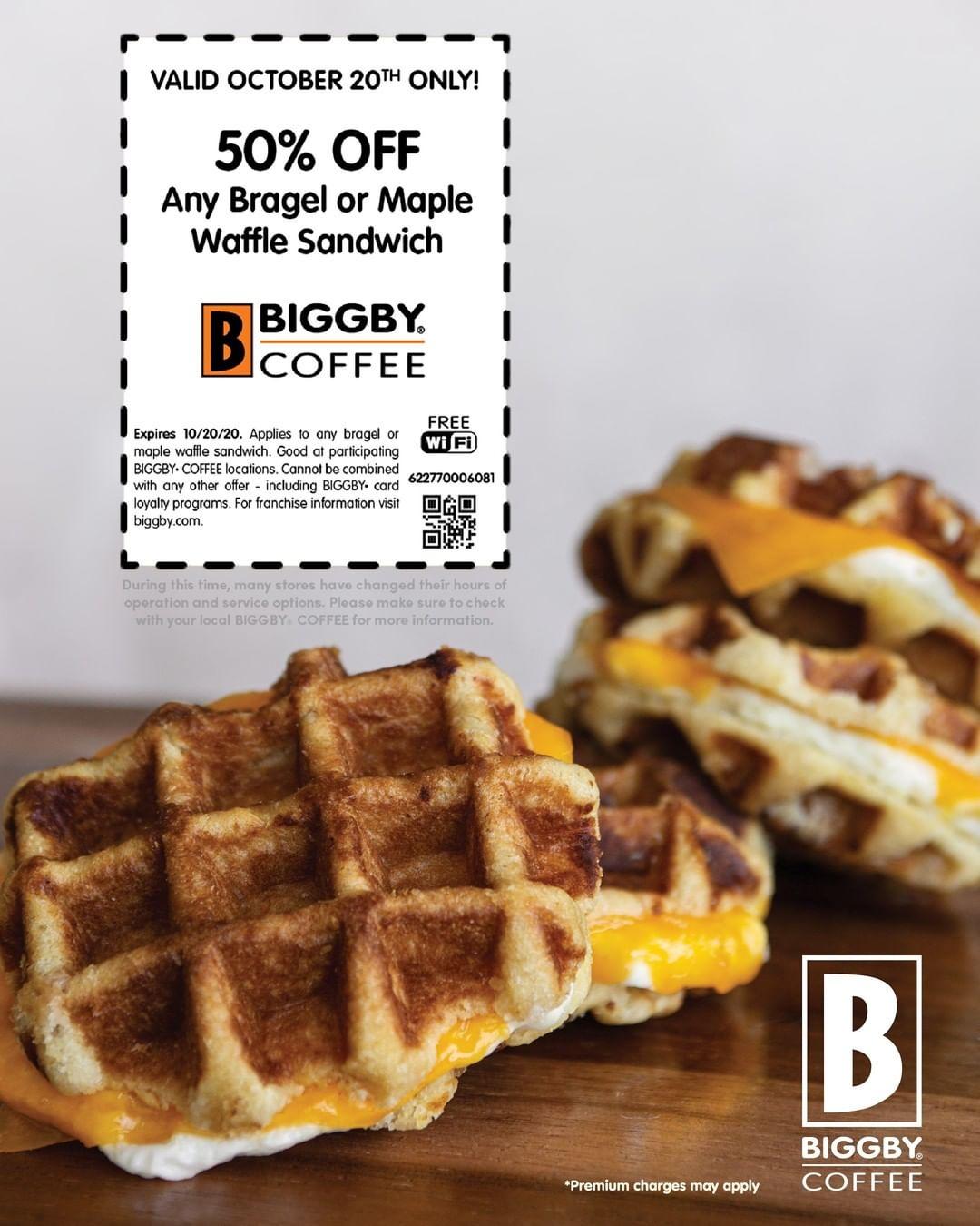Biggby Coffee menu in Marysville, Ohio, USA
