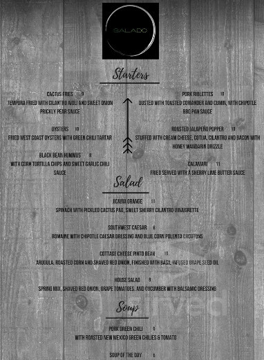 Salado menus in Fairplay, Colorado, United States