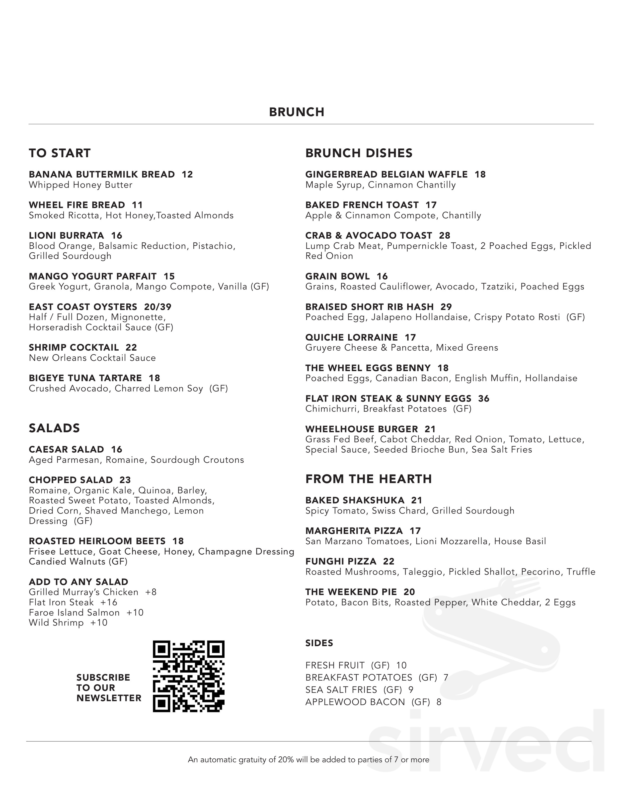 Cisco Brewers at The Village menu in Stamford, Connecticut, USA