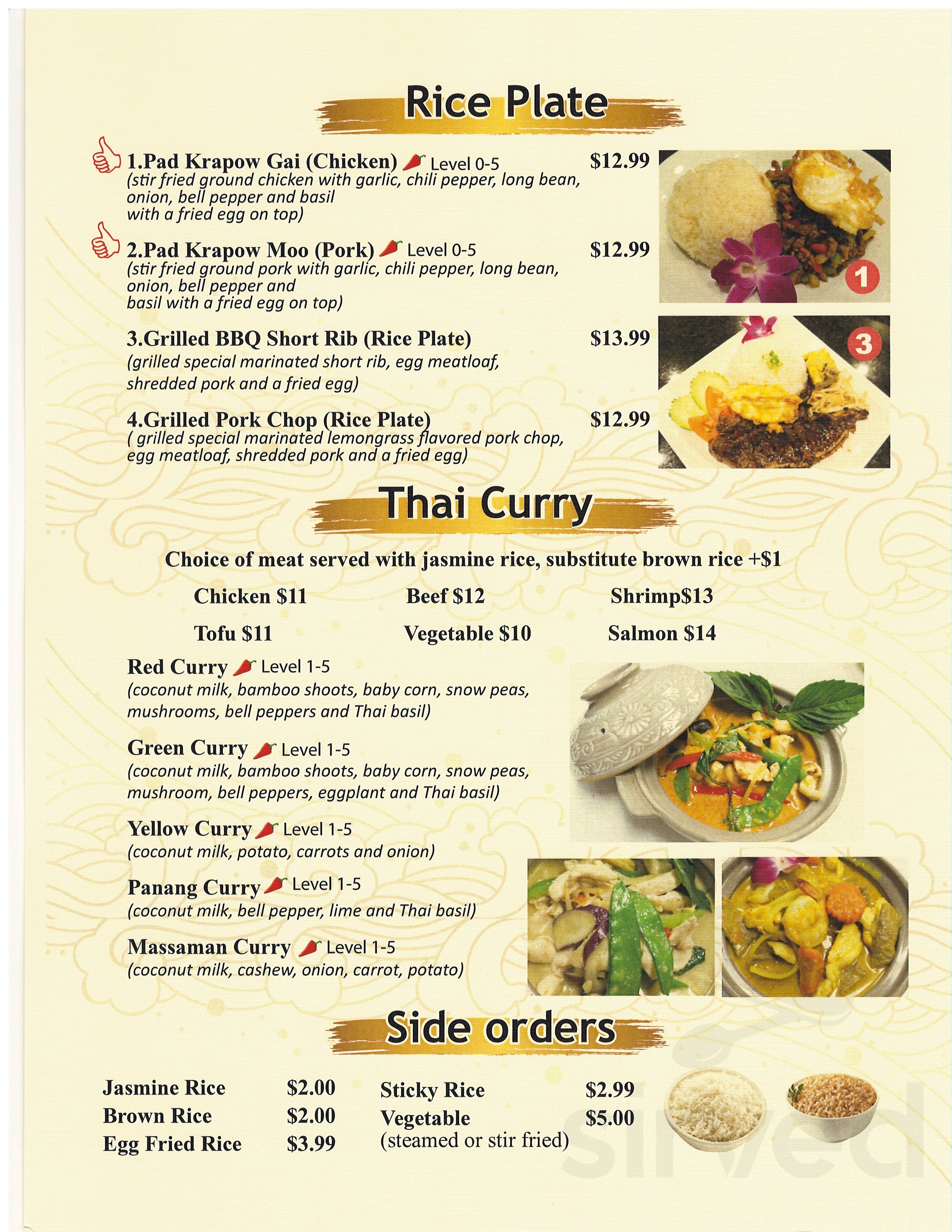 Thai.pho menu in Forney, Texas, USA