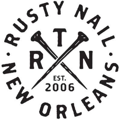 The Rusty Nail menu in New Orleans, Louisiana, USA