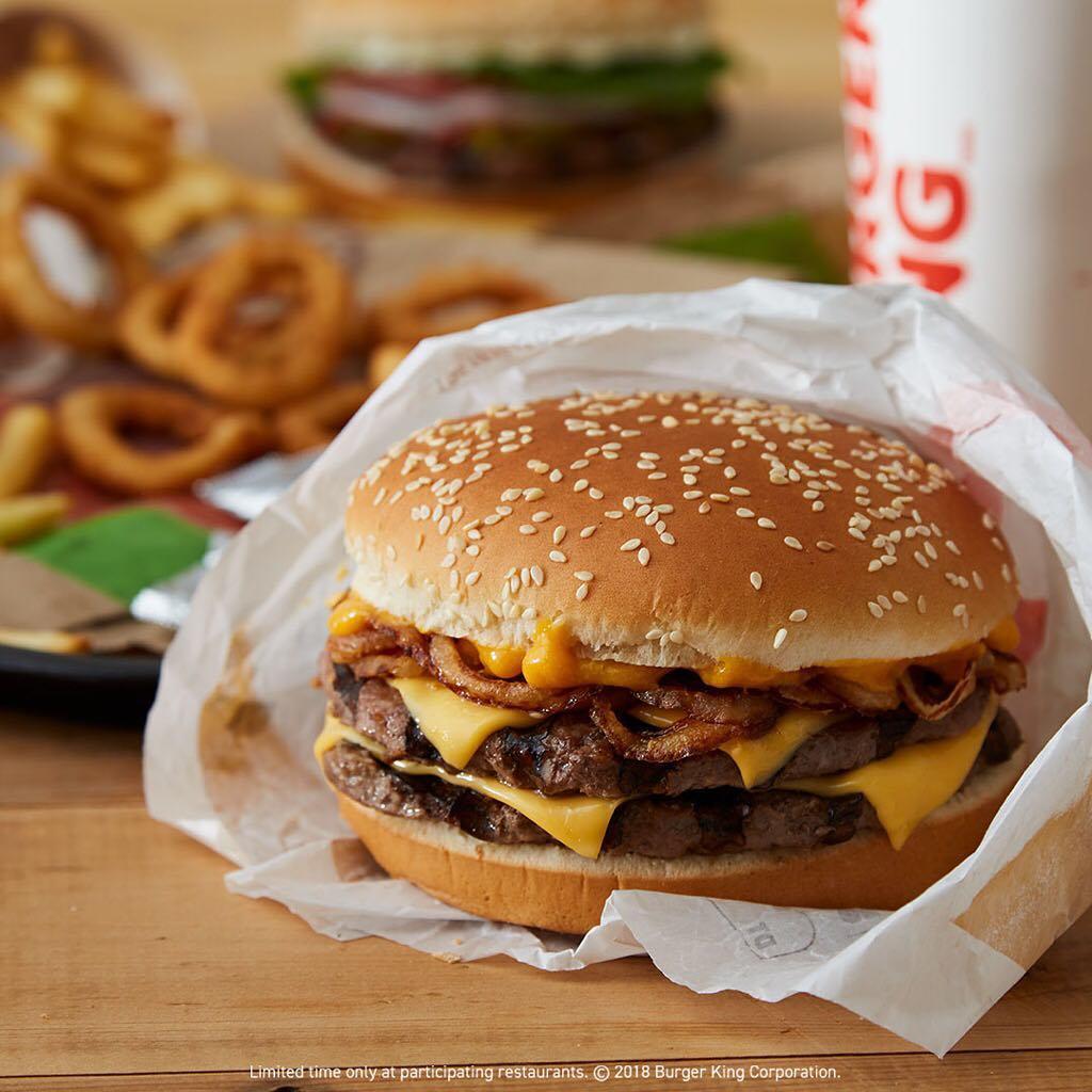 Burger King menu in Roosevelt, Utah, USA