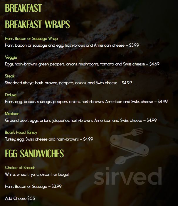 Central Park Deli menus in Troy, Michigan, United States