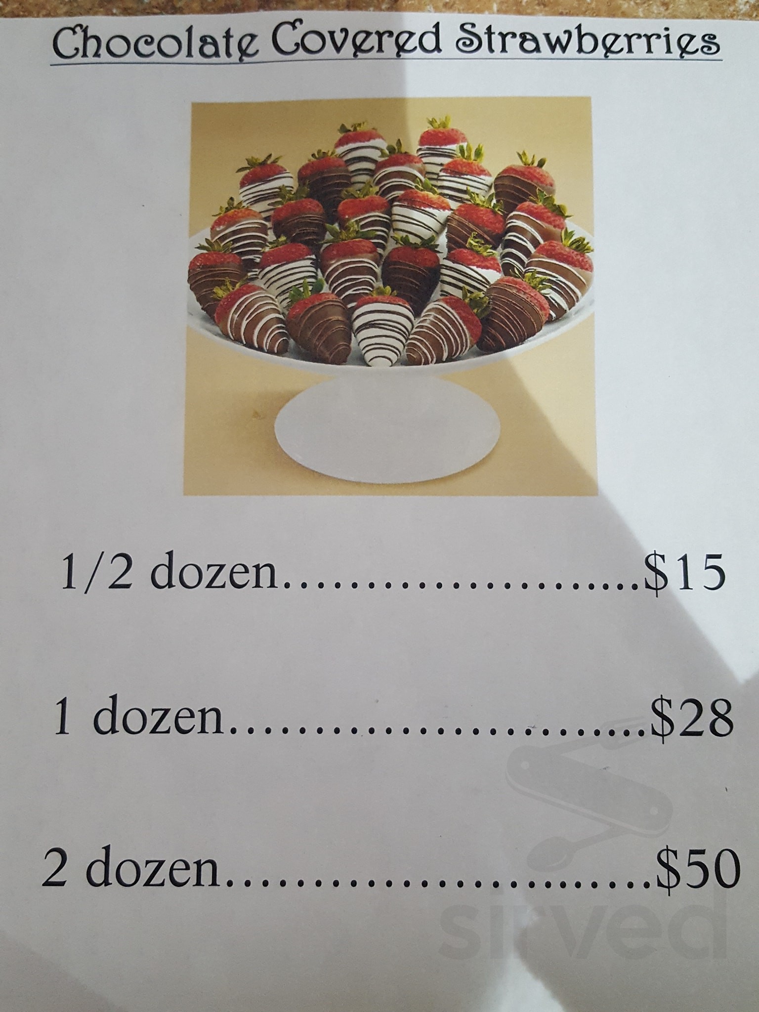 Menu - Scott LA's Candyland Cottage & Ice Cream Shoppe | Sirved