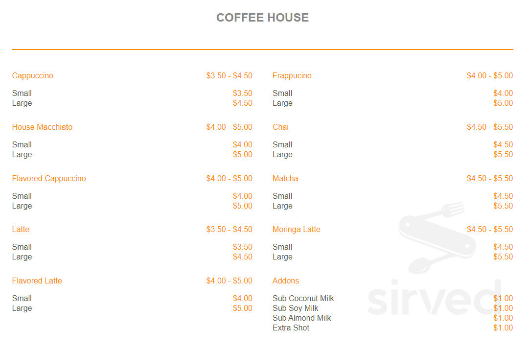 The Picket Fence Too menu in Angleton, Texas, USA