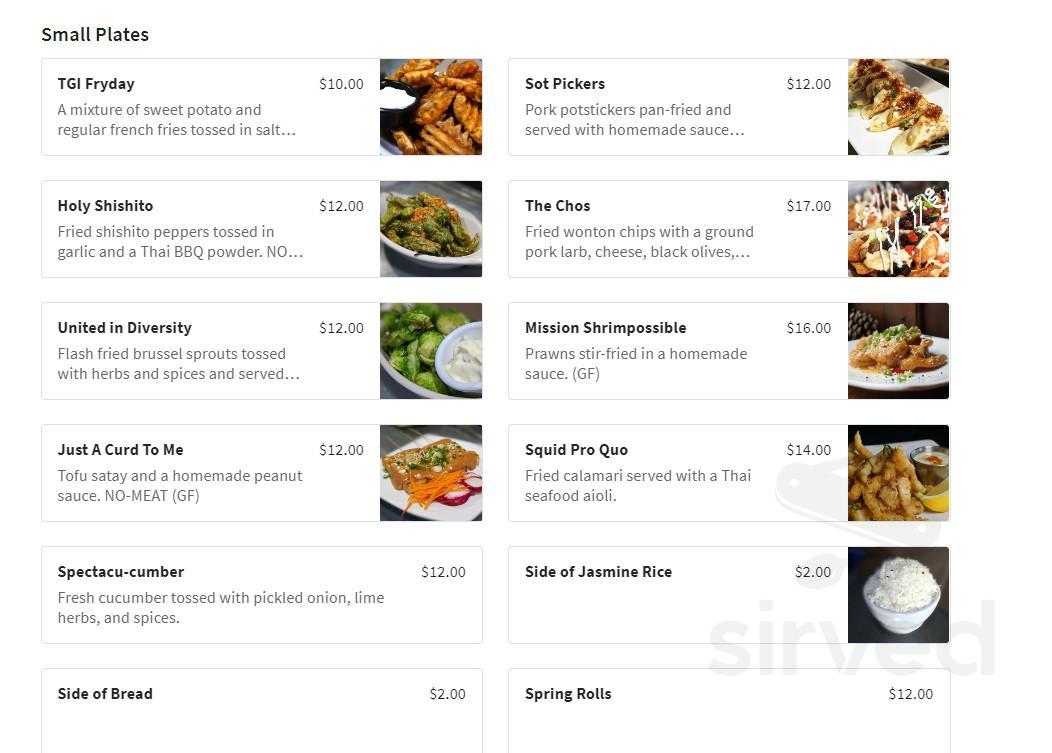 The Elephant Room menus in Port Townsend, Washington, United States