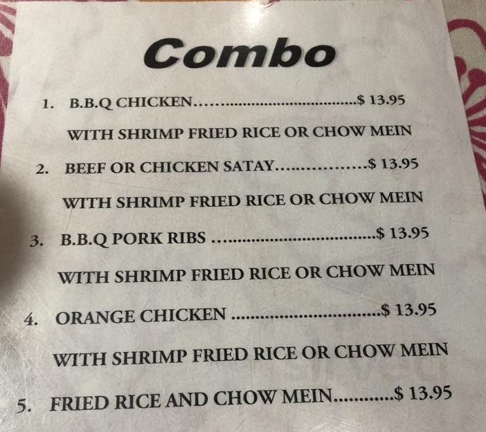 Menu - Los Angeles CA's Ocha Classic 1 | Sirved