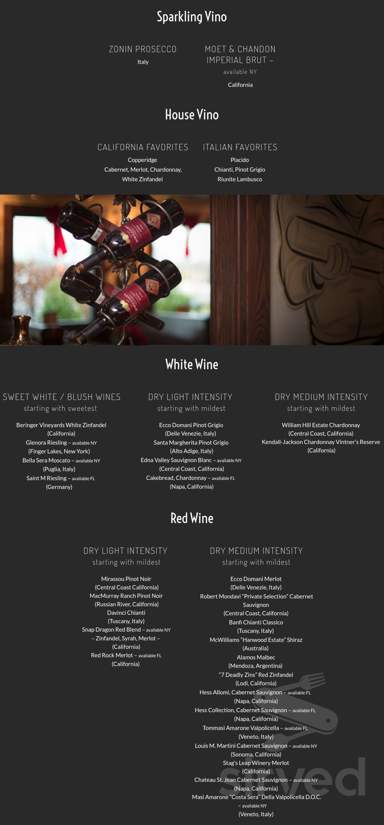 Delmonico’s Italian Steakhouse menus in Utica, New York, United States