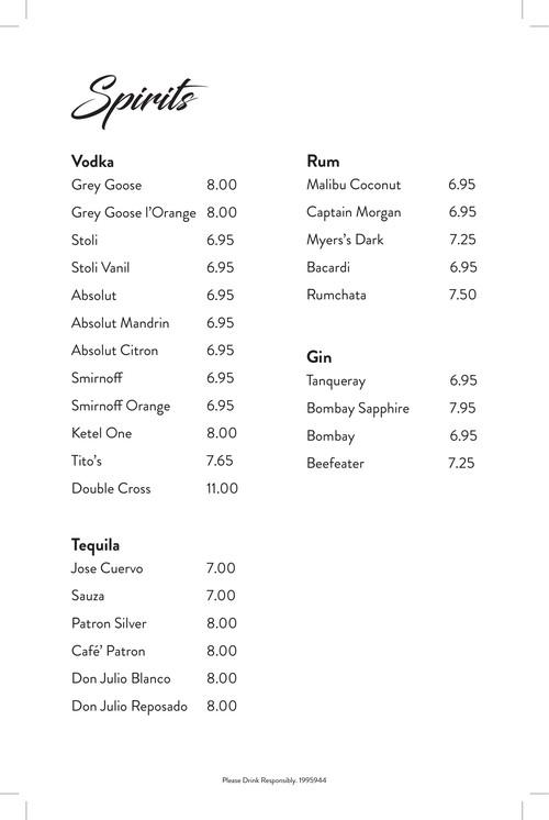 Tarantella's Ristorante menu in Clark, New Jersey, USA
