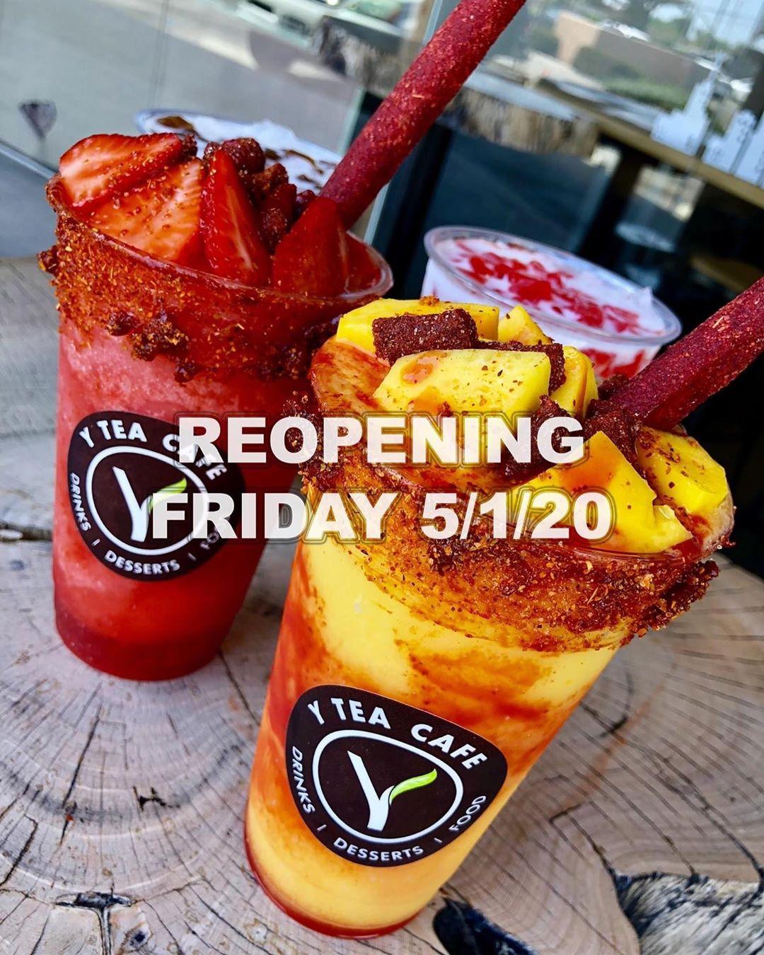 Y Tea Cafe: Boba, Fries, Crawfish menu in Garden Grove, California, USA