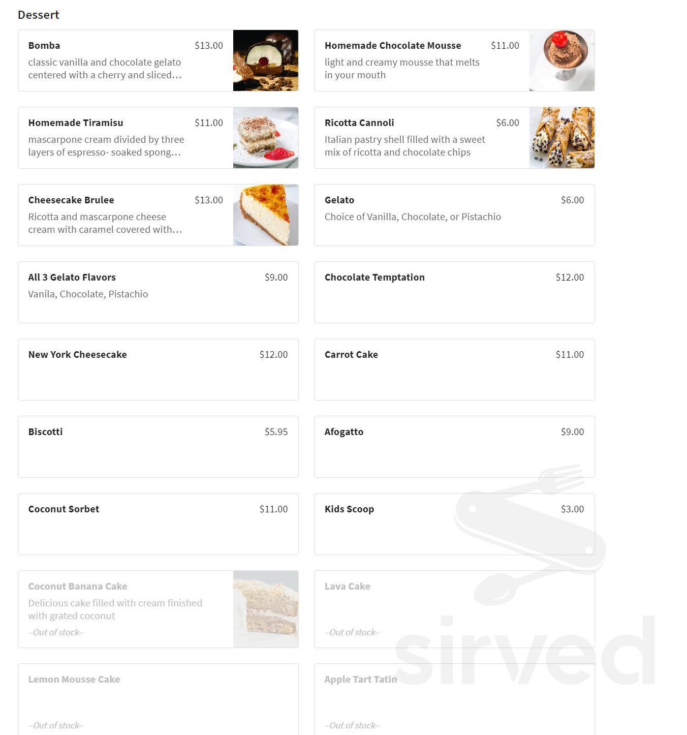 Menu - Darien CT's Quattro Pazzi Cafe - Darien | Sirved