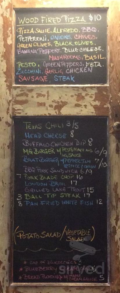Menu for The Maple Grille Restaurant and Microbrewery in Hemlock, MI ...