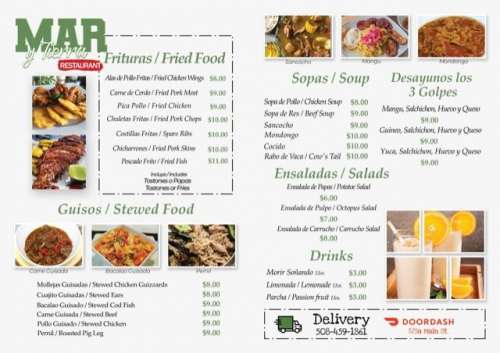 MAR Y TIERRA RESTAURANT worcester ma menu in Worcester, Massachusetts, USA