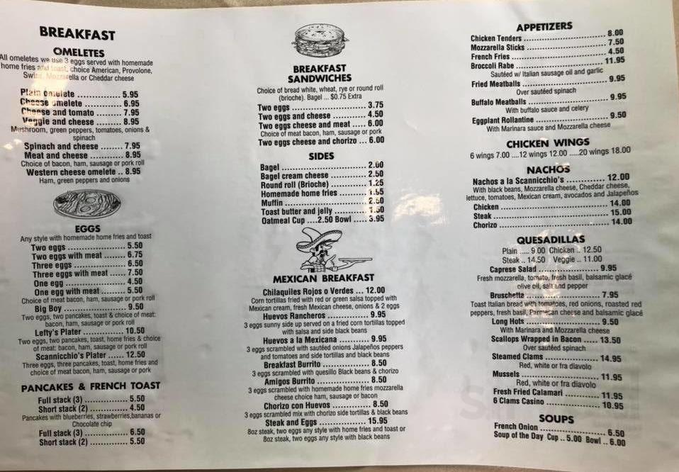 Menu for Lefty's in Atlantic City, NJ | Sirved