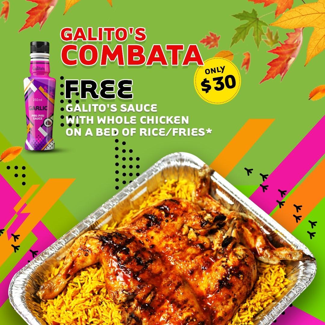 Galitos Flame Grilled Chicken menus in Toronto, Ontario, Canada