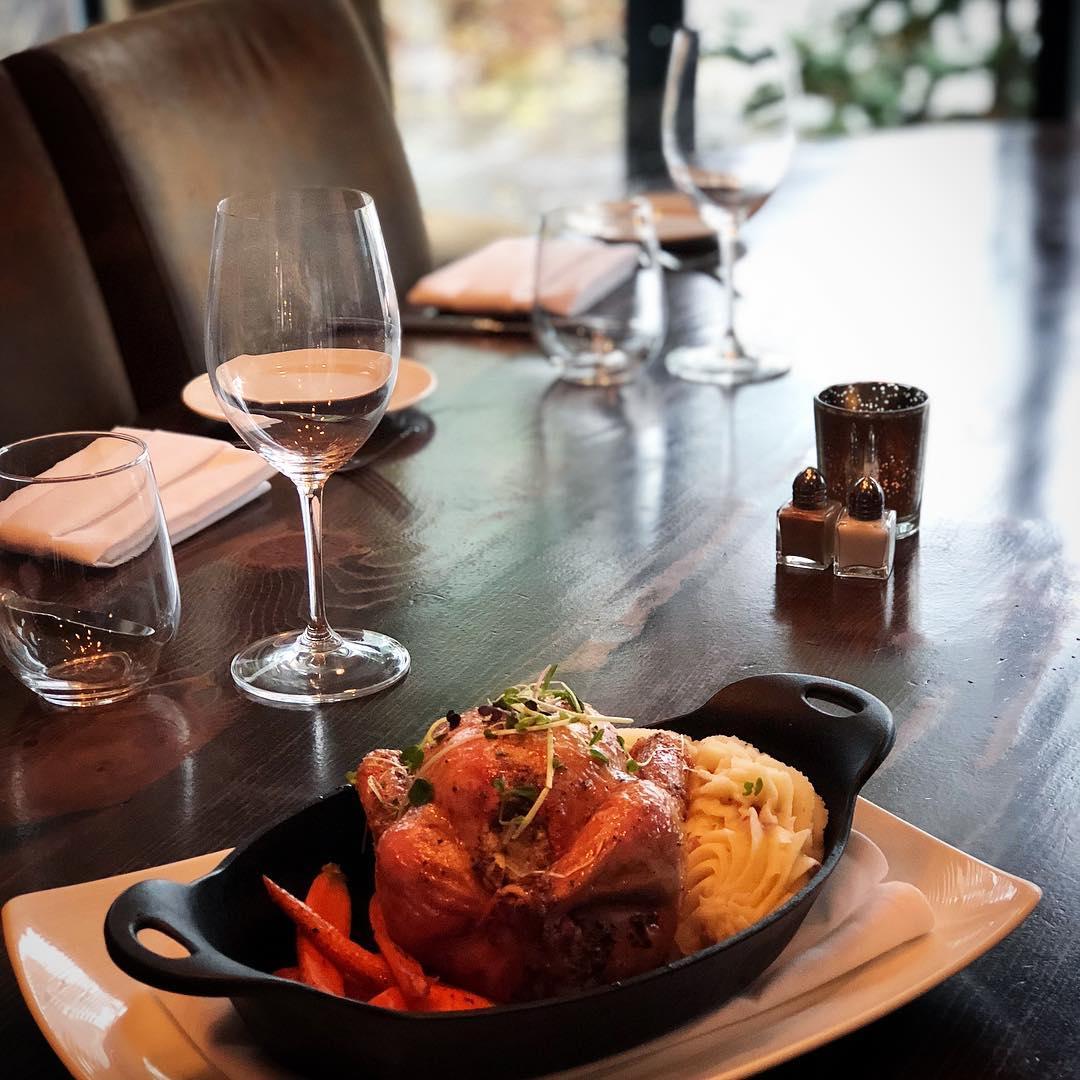 E3 Chophouse menu in Steamboat Springs, Colorado, USA