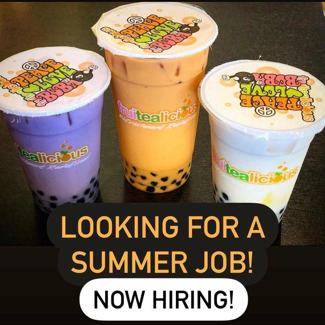 Fruitealicious Bubble Tea & Smoothies menu in Bentonville, Arkansas, USA