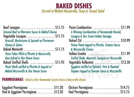 Pizza Choice menu in Springfield, Massachusetts, USA