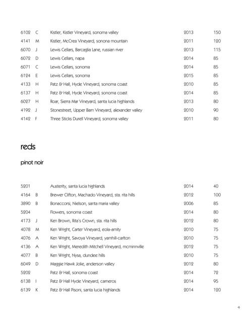 The Quiet Woman menu in Corona Del Mar, California, USA