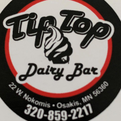 Menu for Tip Top Dairy Bar in Osakis, MN | Sirved