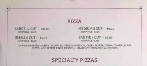 Menu for Clark Powells Restaurant and Bar in Ebensburg, PA | Sirved