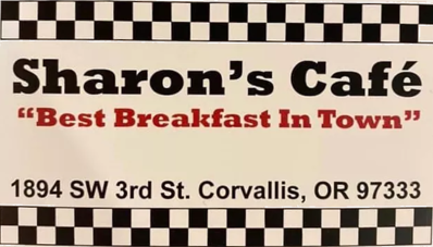 Menu for Sharon's Cafe in Corvallis, OR | Sirved