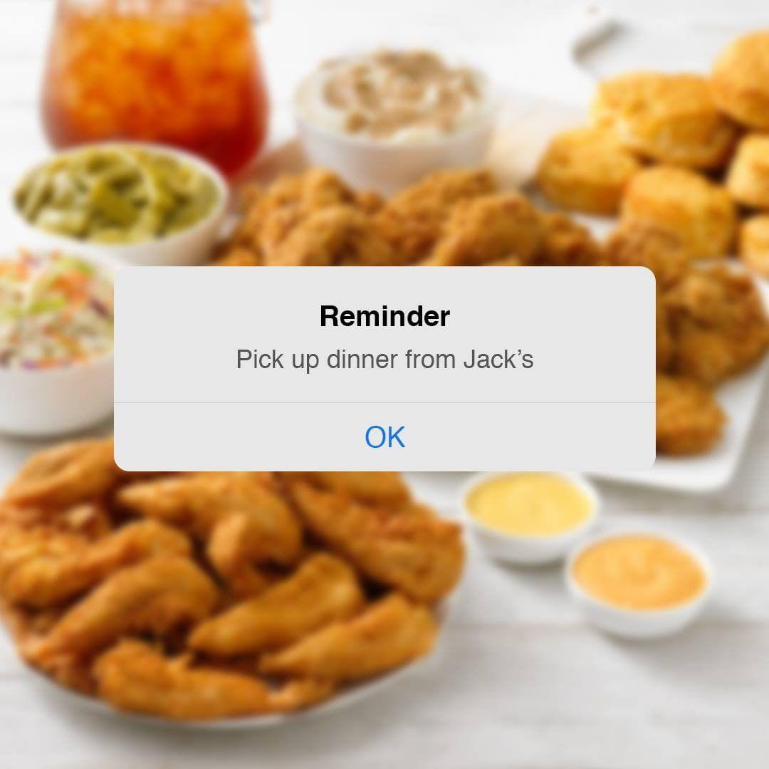 Jack's menu in Andalusia, Alabama, USA