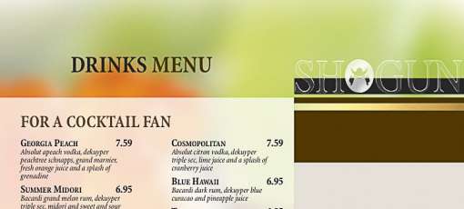 Menu for Shogun Japanese Steakhouse Of South County in St. Louis, MO ...