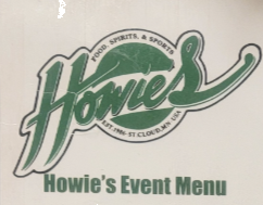 Menu for Howie's Sports Bar & Grill in St Cloud, MN | Sirved