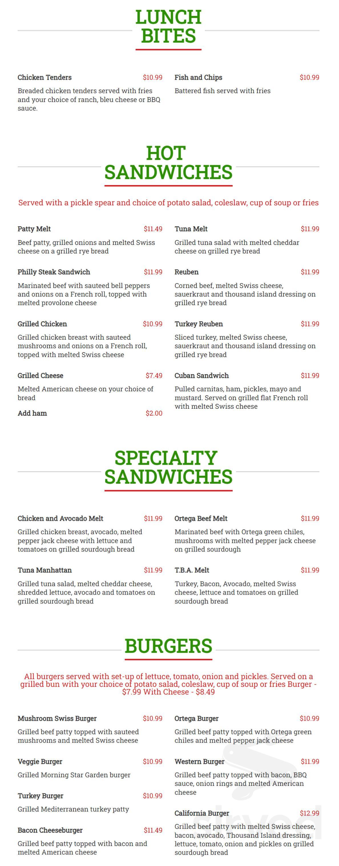 New Day Cafe menu in Aurora, Colorado, USA