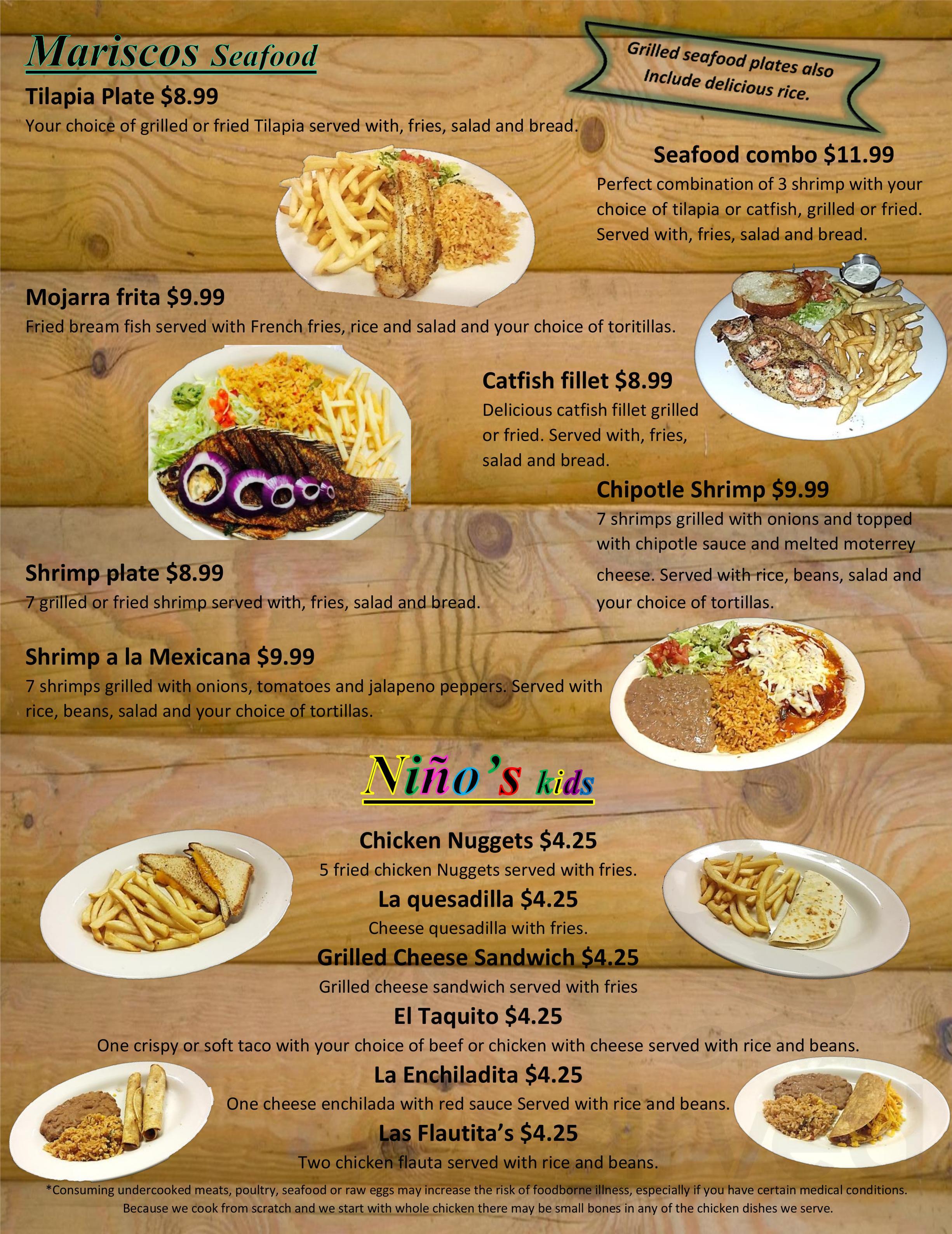 La Rancheria Restaurant menus in Lockhart, Texas, United States