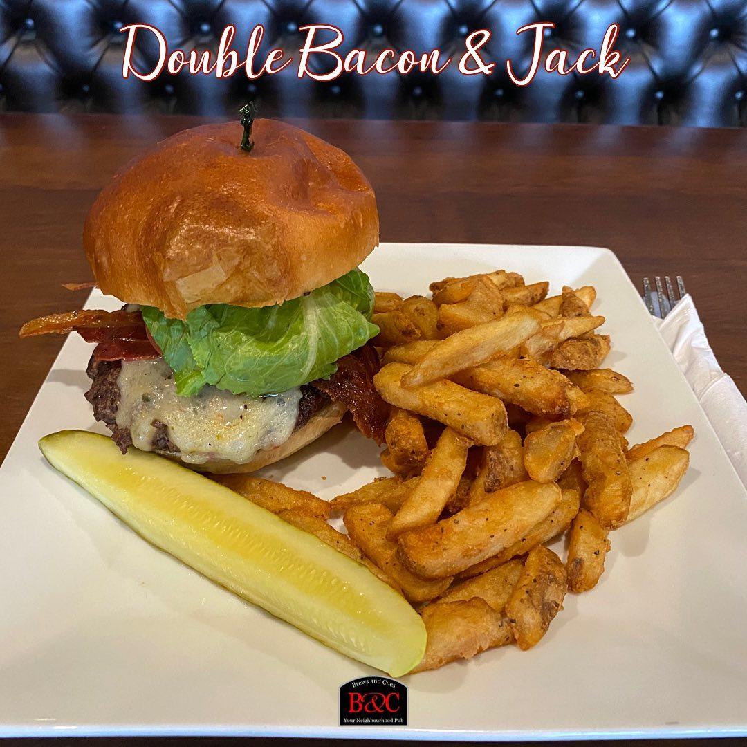 Brews & Cues menus in Windsor, Ontario, Canada